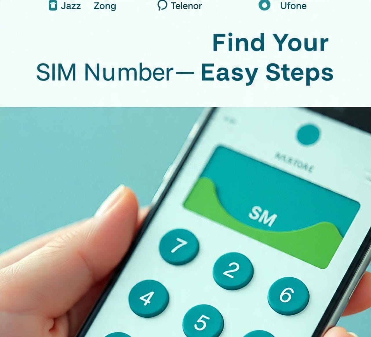 How to Check SIM Number of Any Network in Pakistan (Zong, Jazz, Telenor, Ufone) 2025 Updated ...