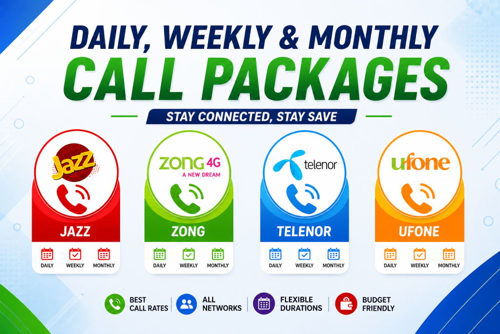 Best Call Packages in Pakistan for Eid 2026 (Jazz, Zong, Telenor, Ufone)